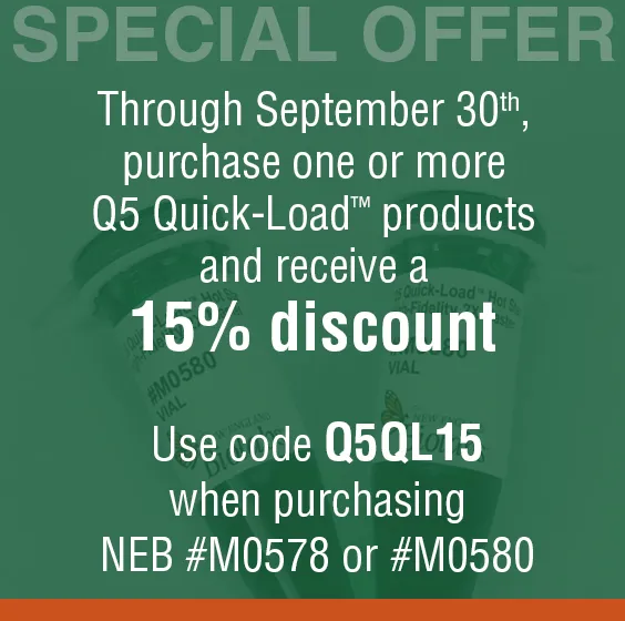 Q5 Quick-Load™ Hot Start High-Fidelity 2X Master Mix | NEB